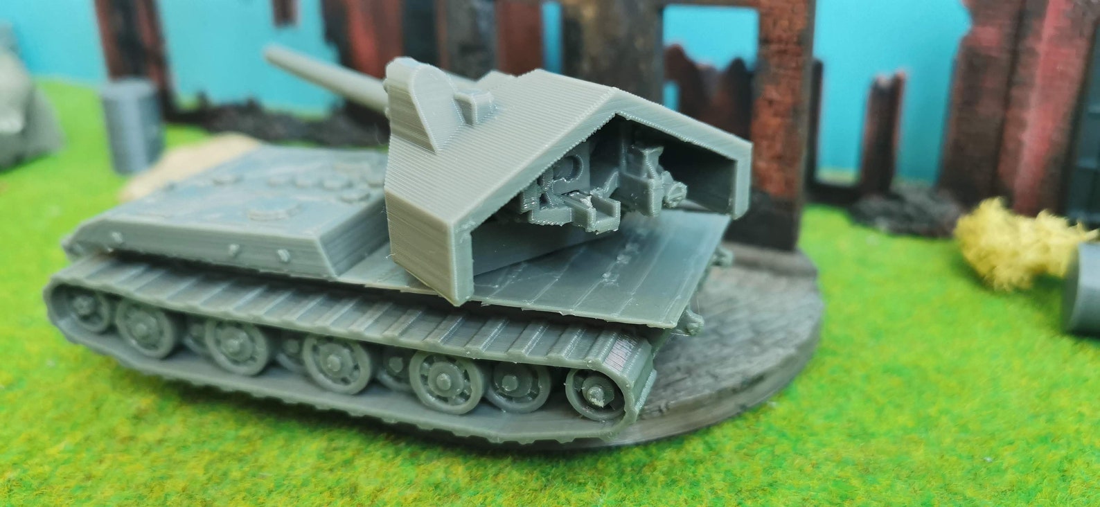Weapon Carrier on E-100 German WW2 Prototype Tank Destroyer as a Kit ...