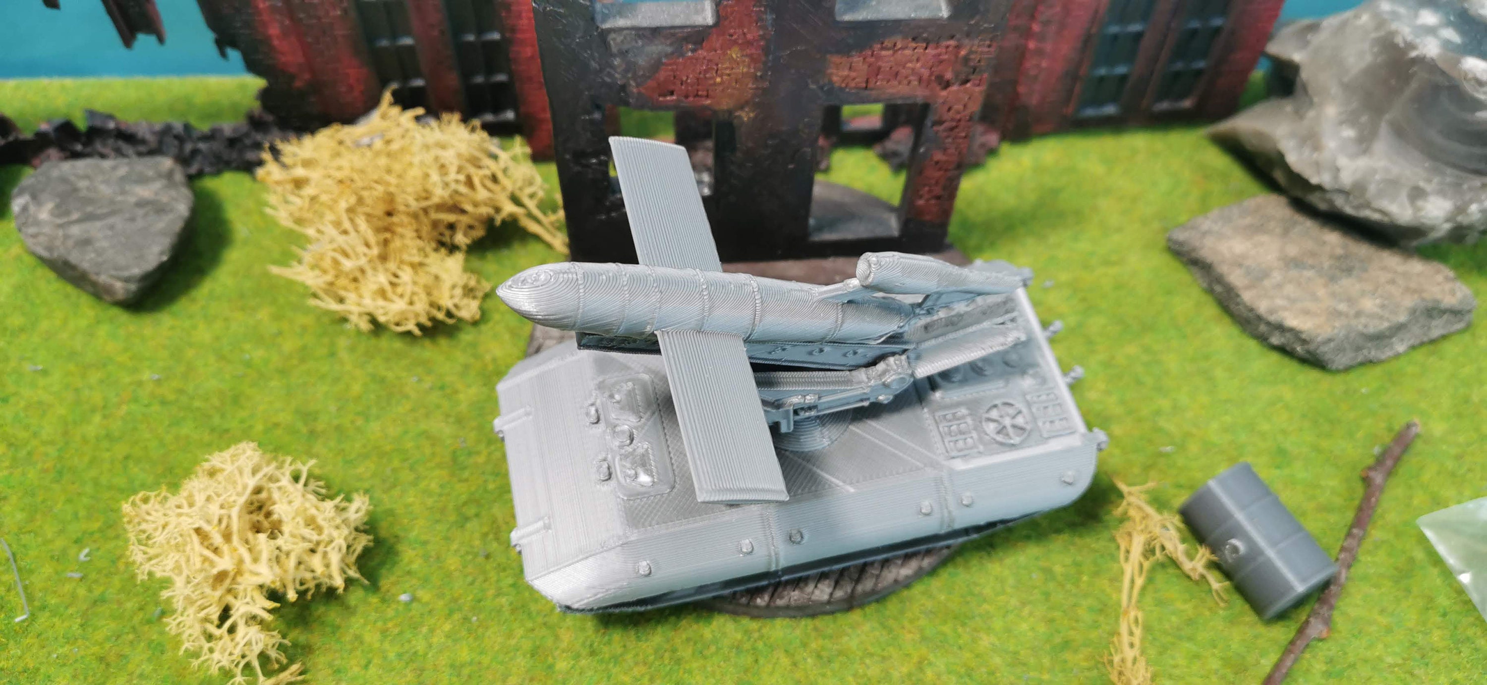 Panzerkampfwagen E-100 With "v1" Rocket Prototype WW2 as a Kit | 28 Mm ...