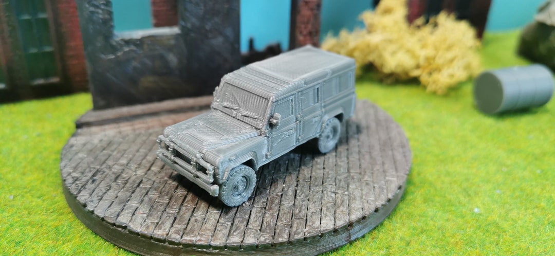 TUL 110 Bullbar Station Wagon British Military Truck Model Kit | 3D ...