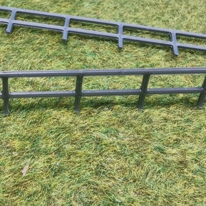 Railing Metal Fence (12 Pieces) Scale H0 1:87 Made of 3D Printing ...