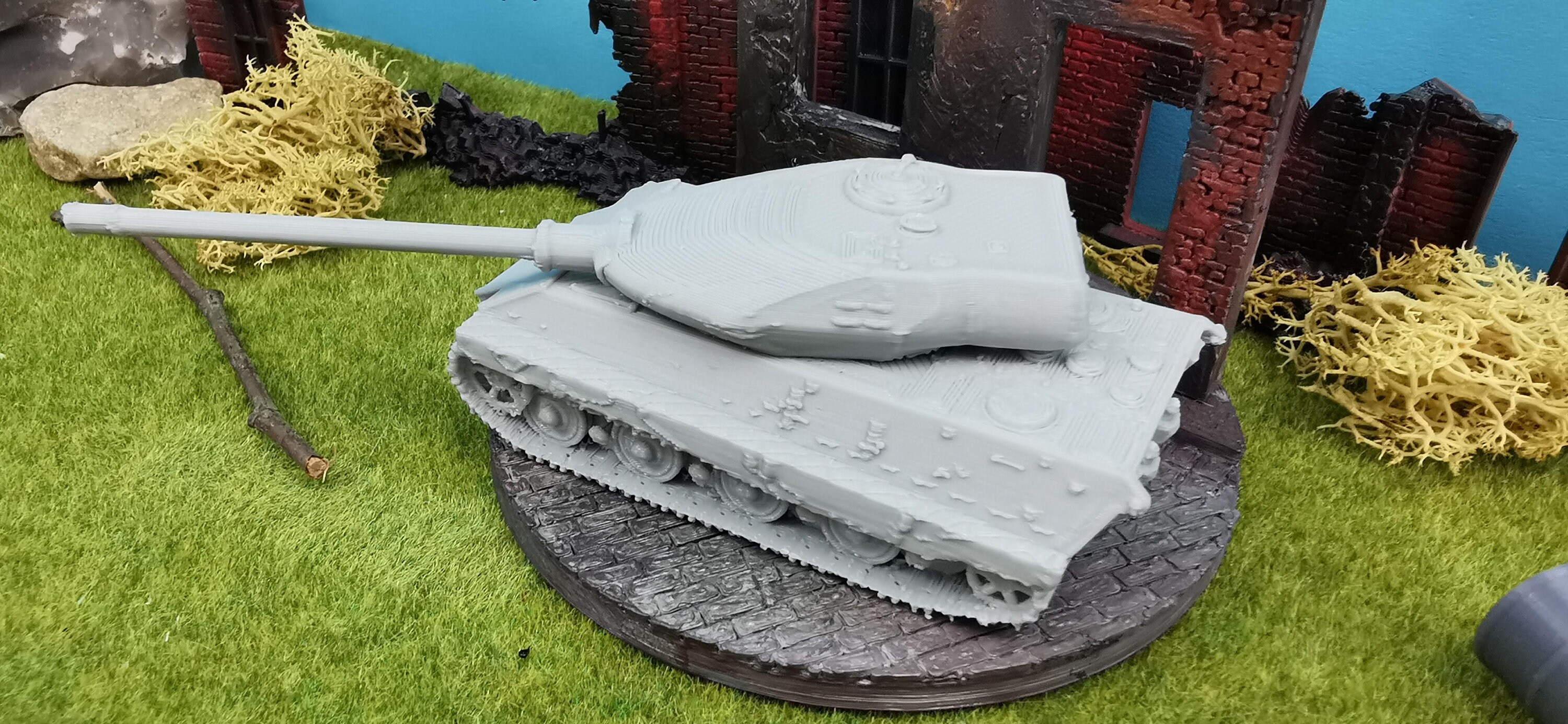 E-75 Tiger III Aufs. E Tank tigerzahn With 128 Mm - Etsy