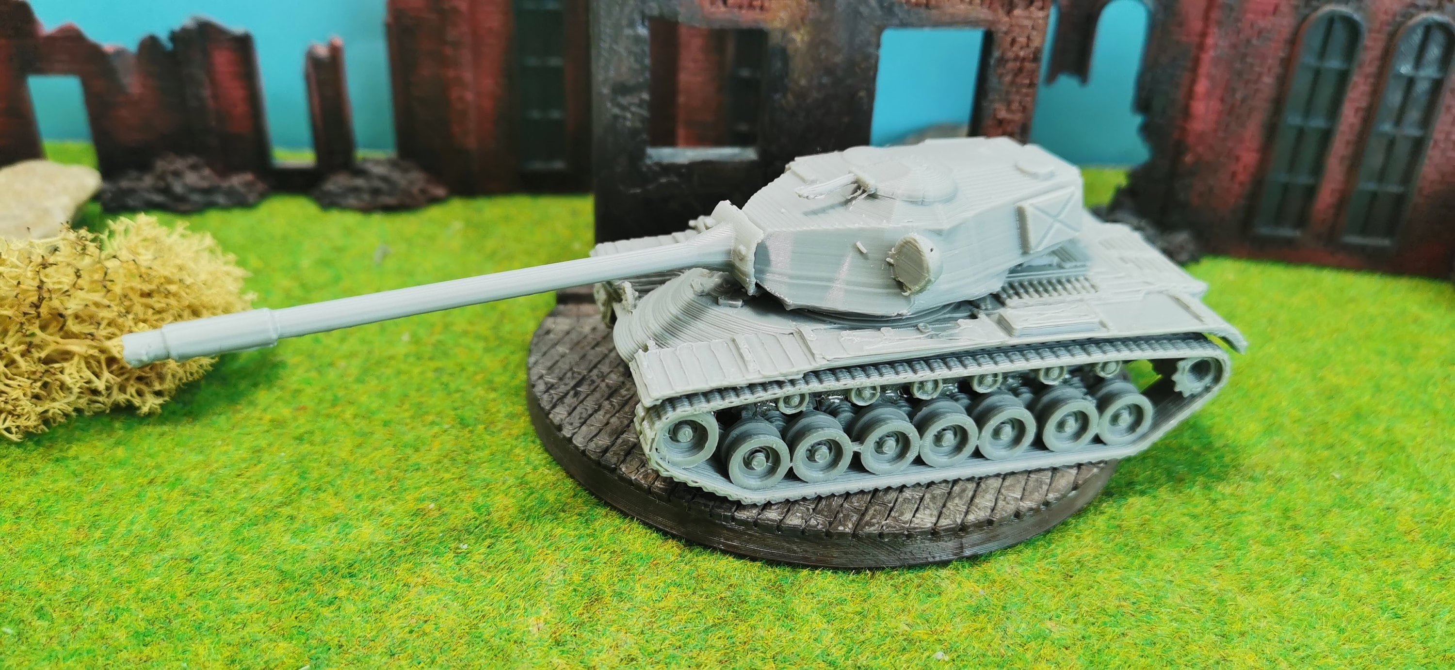 T110E5 Heavy US Tank Prototype Unpainted 3D Print Model Kit in Scale 1/ ...