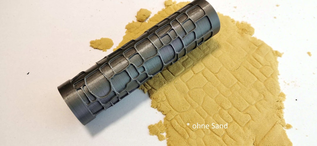 Texture Roller Cobblestone Model Making Texture Terrain Roller Pin for ...