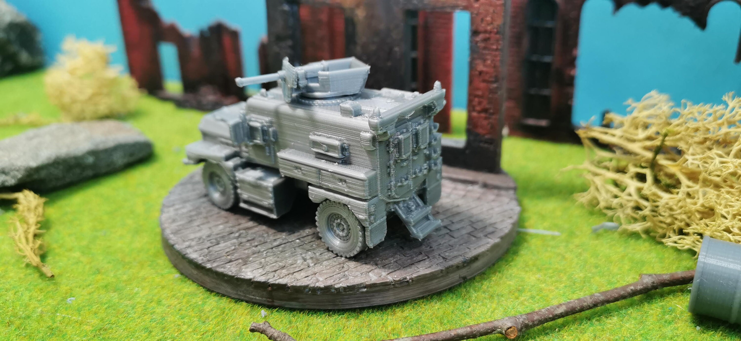 MRAP Cougar 4x4 All Terrain Vehicle Unpainted UK Army Military Model ...