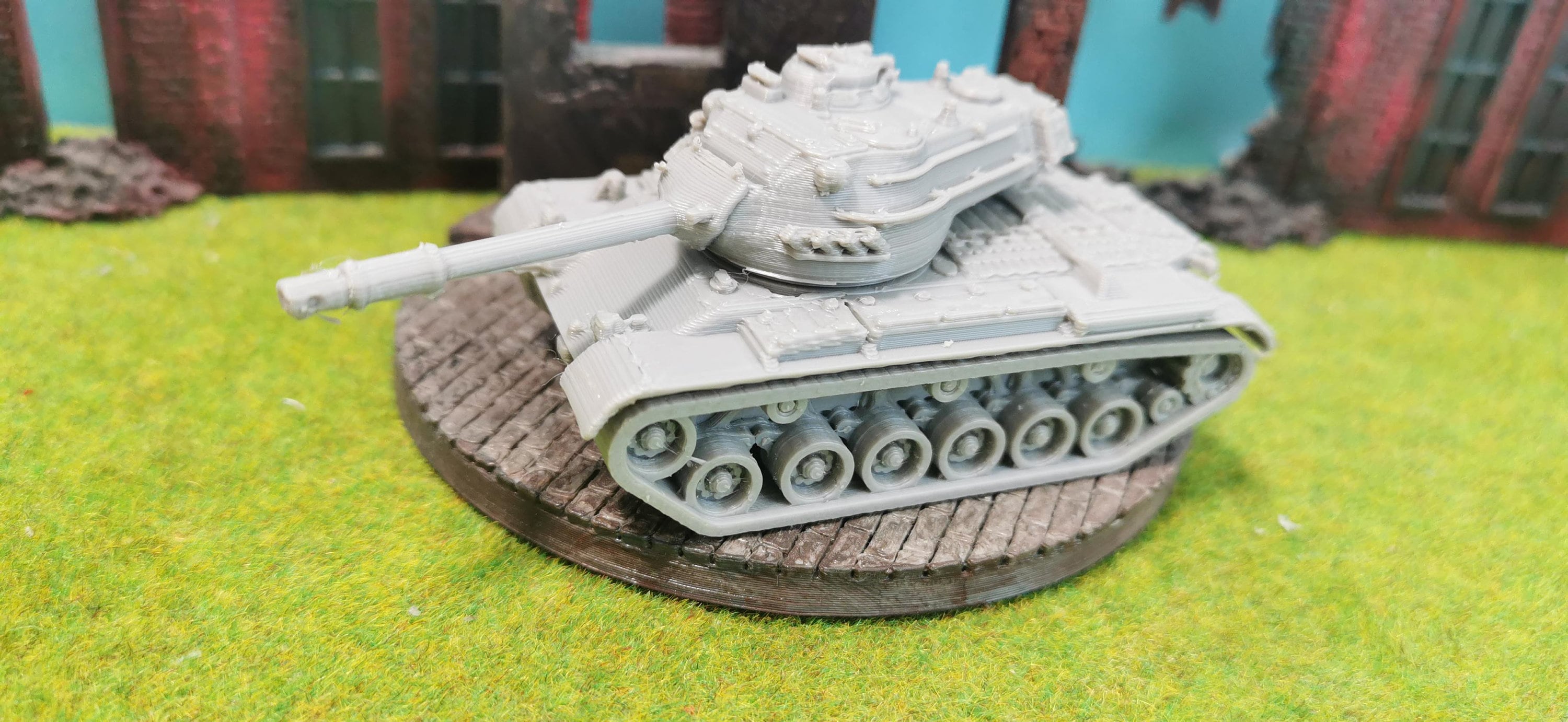 M47 "patton" Medium US Tank Military Unpainted Model Kit | 28 Mm / 20 ...