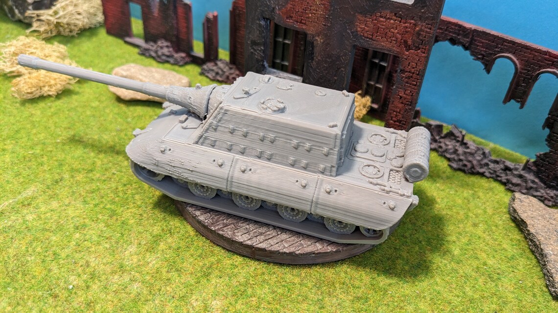 Panzerkampfwagen VIII "jagdmaus" Prototype Tank in Scale 1/87 1/72 1/64 ...