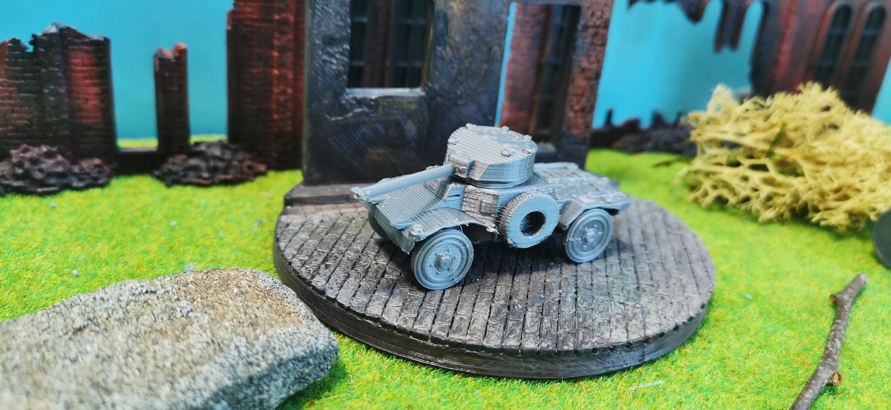 Panhard 178 B französischer Radpanzer Bausatz Frankreich WOT Modell WW2 ...
