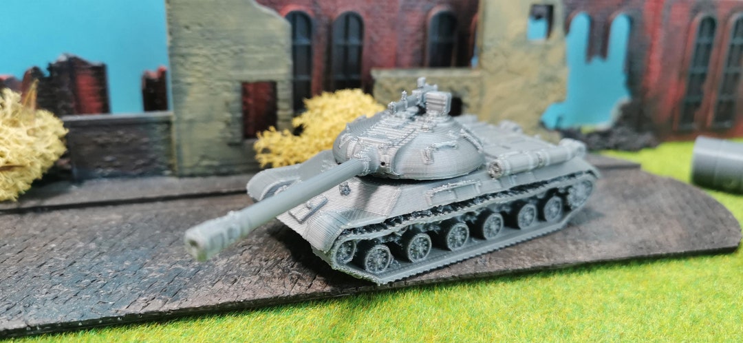 IS-3 Heavy Soviet Tank Unpainted 3D Print Russia Tank Russian Model Kit ...