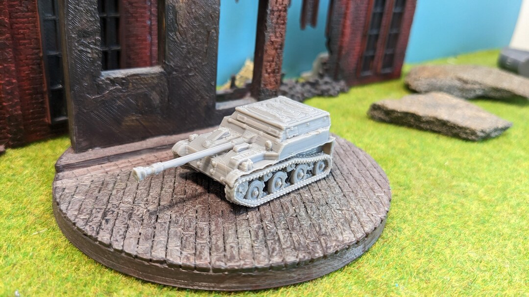 ASU-57 Soviet Airborne Self-propelled Gun Soviet Tank Unpainted 3D ...