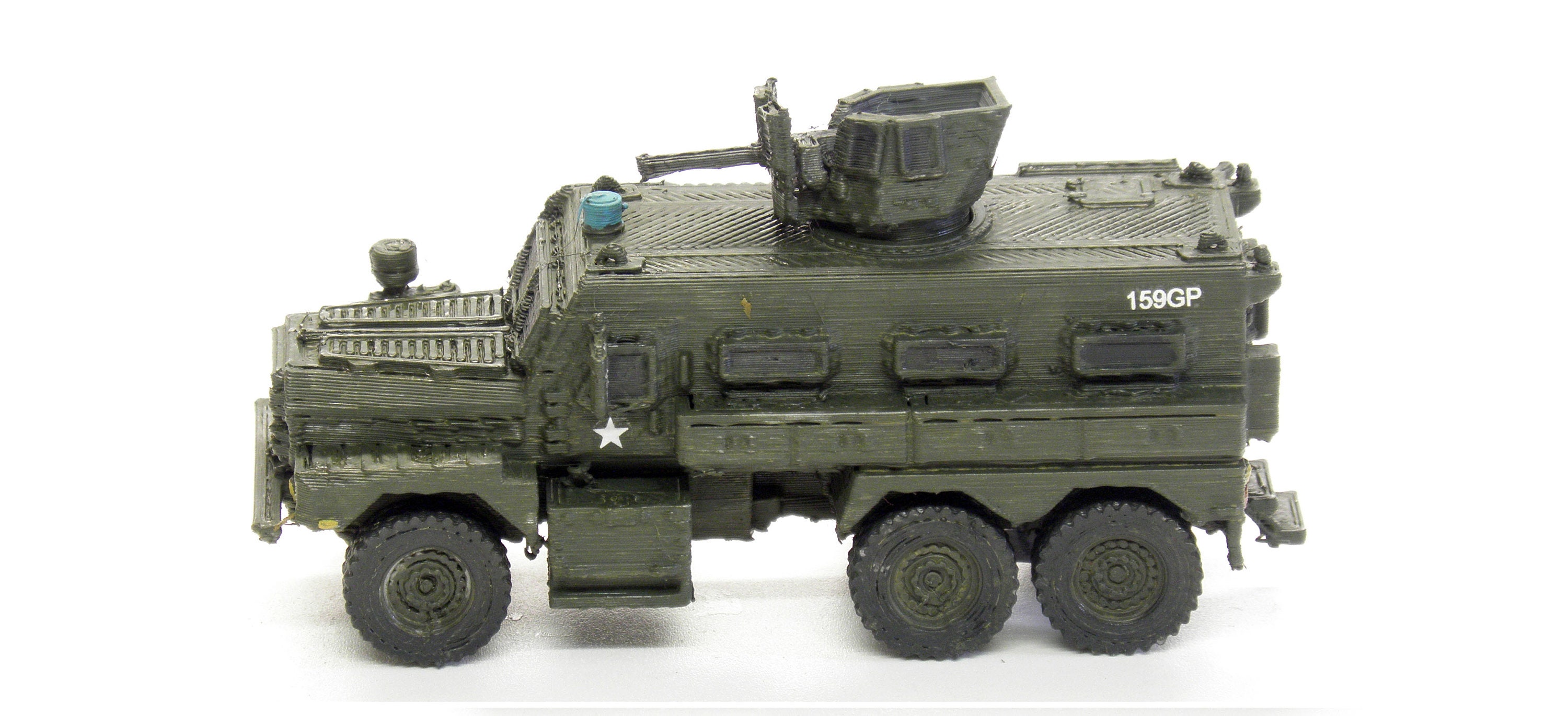 MRAP Cougar 6x6 All Terrain Vehicle UK APC as a Model Kit | 28 Mm / 20 ...