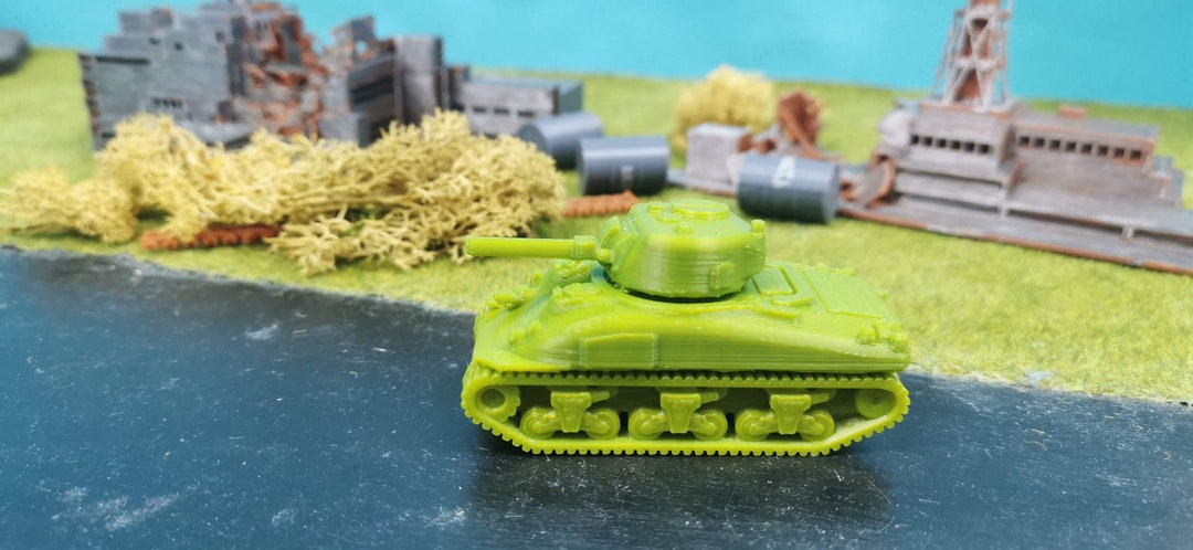 M4A1 Sherman Tank Kit Military Unpainted US Tank Model Military in ...