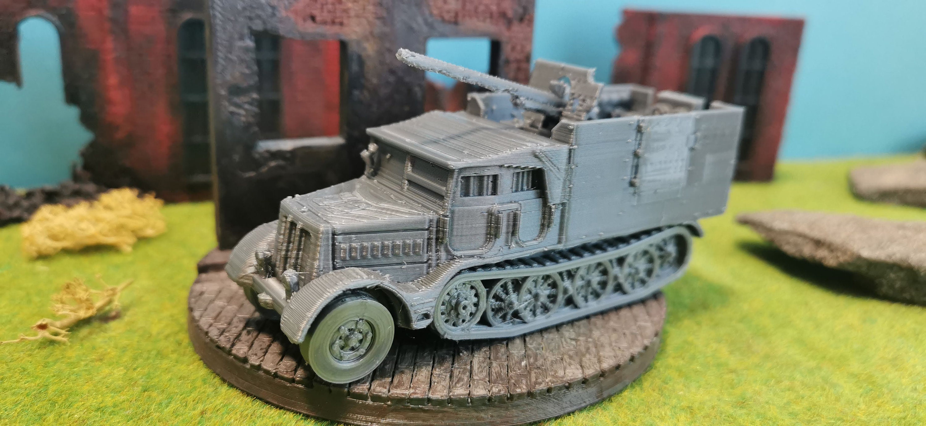 Sd.kfz. 9 diana Half-track Vehicle 7.62 CM Pak - Etsy UK