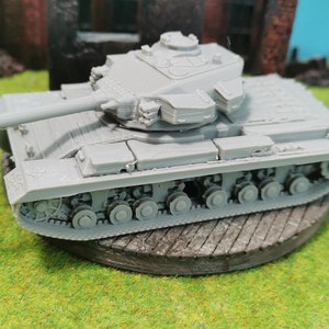 Caernarvon British Heavy Prototype Tank Model Kit | 28 Mm / 20 Mm / 15 ...