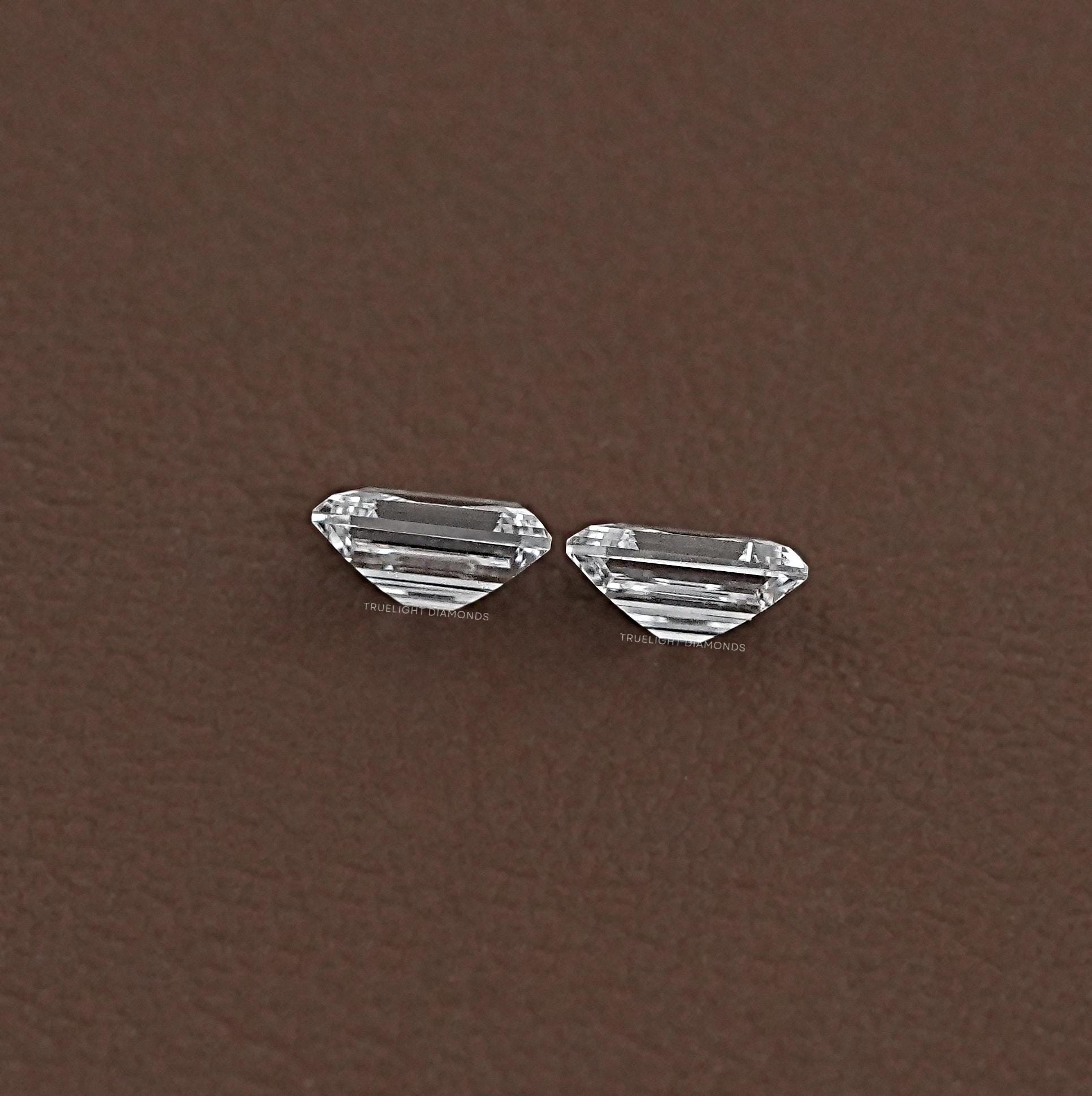 Trapezoid Step Cut Lab Diamond for Engagement Ring / 0.25 - 2.00 TCW ...