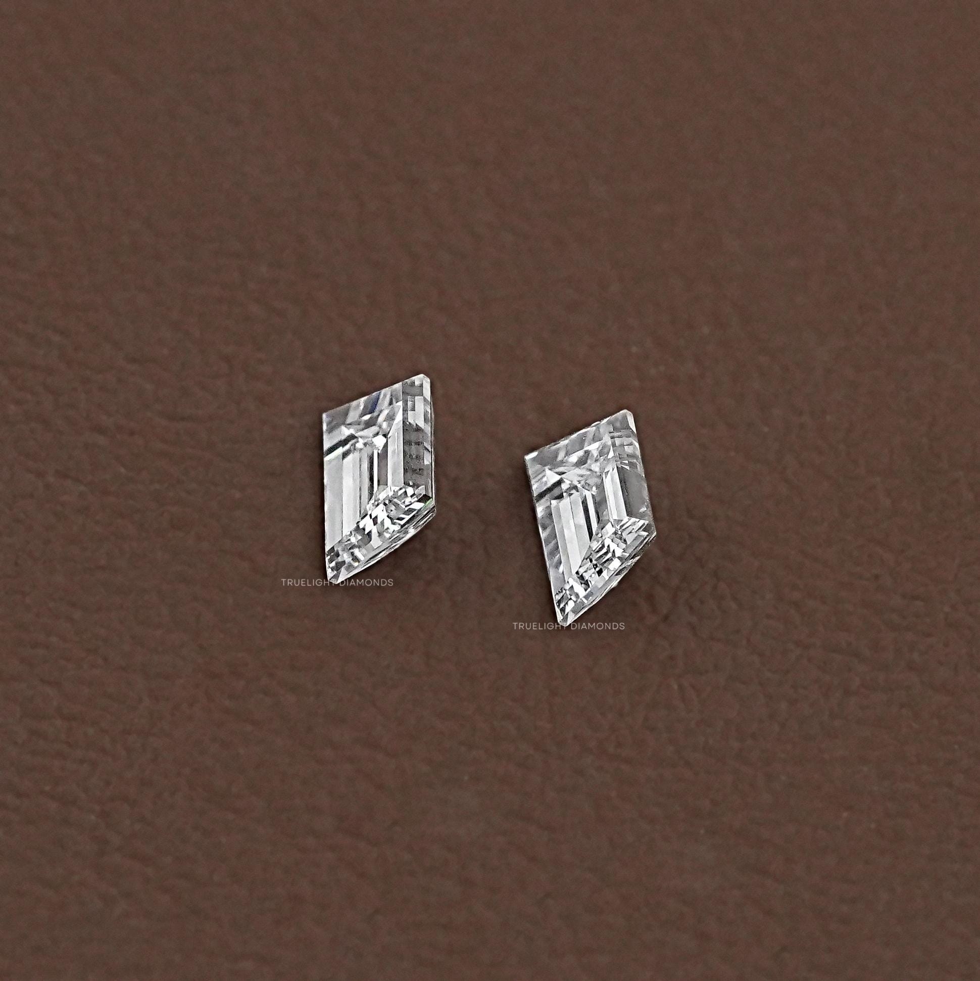 Trapezoid Step Cut Lab Diamond for Engagement Ring / 0.25 - 2.00 TCW ...
