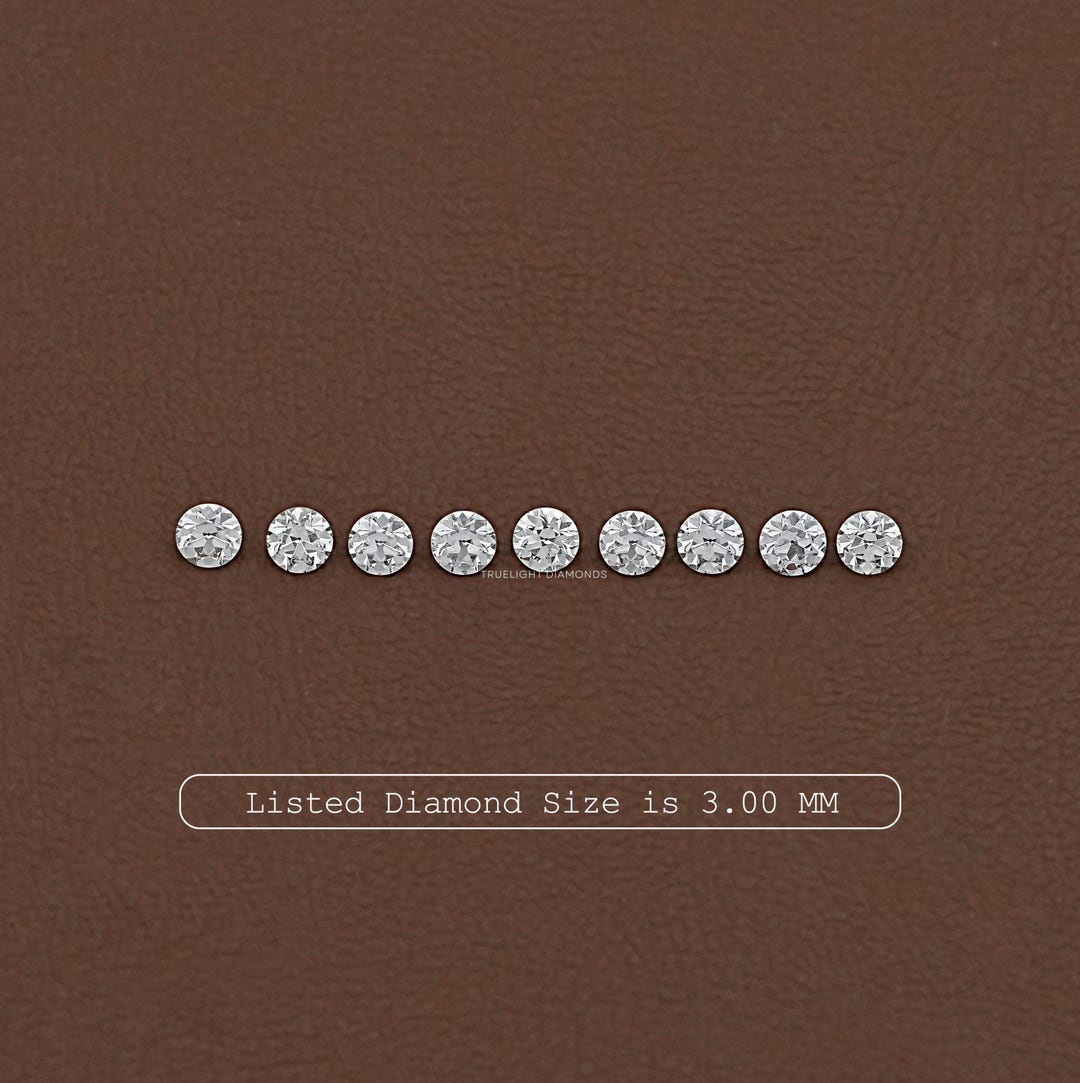 2.50 to 5.00 MM OEC Round Cut Loose Diamond / 0.10 to 0.52 CT Lab Grown ...