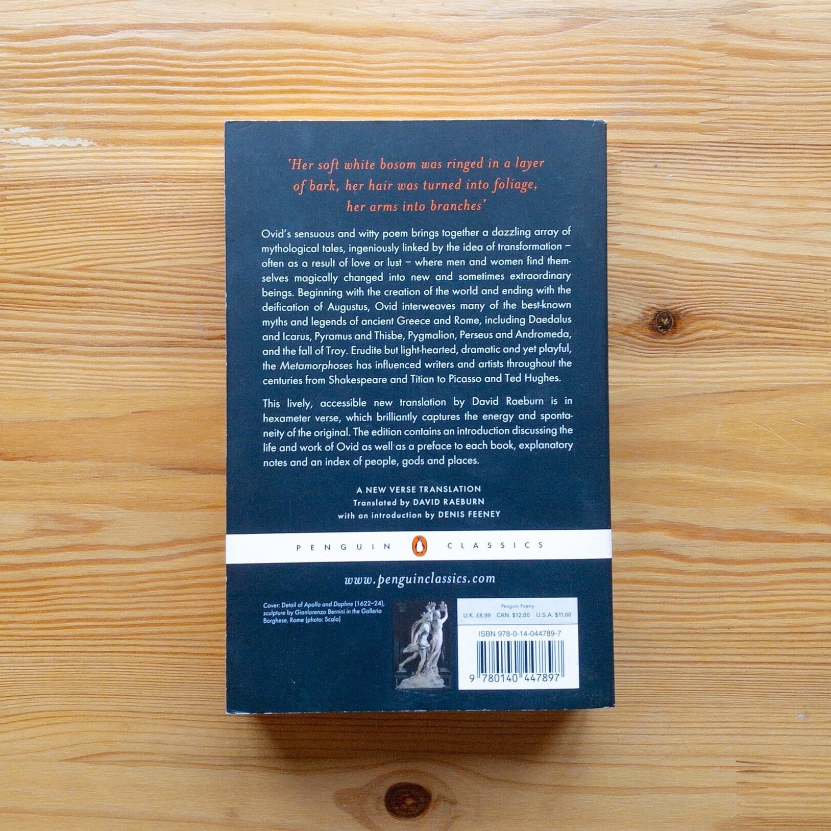 Metamorphoses - Ovid - Penguin Classics Paperback Books - Etsy