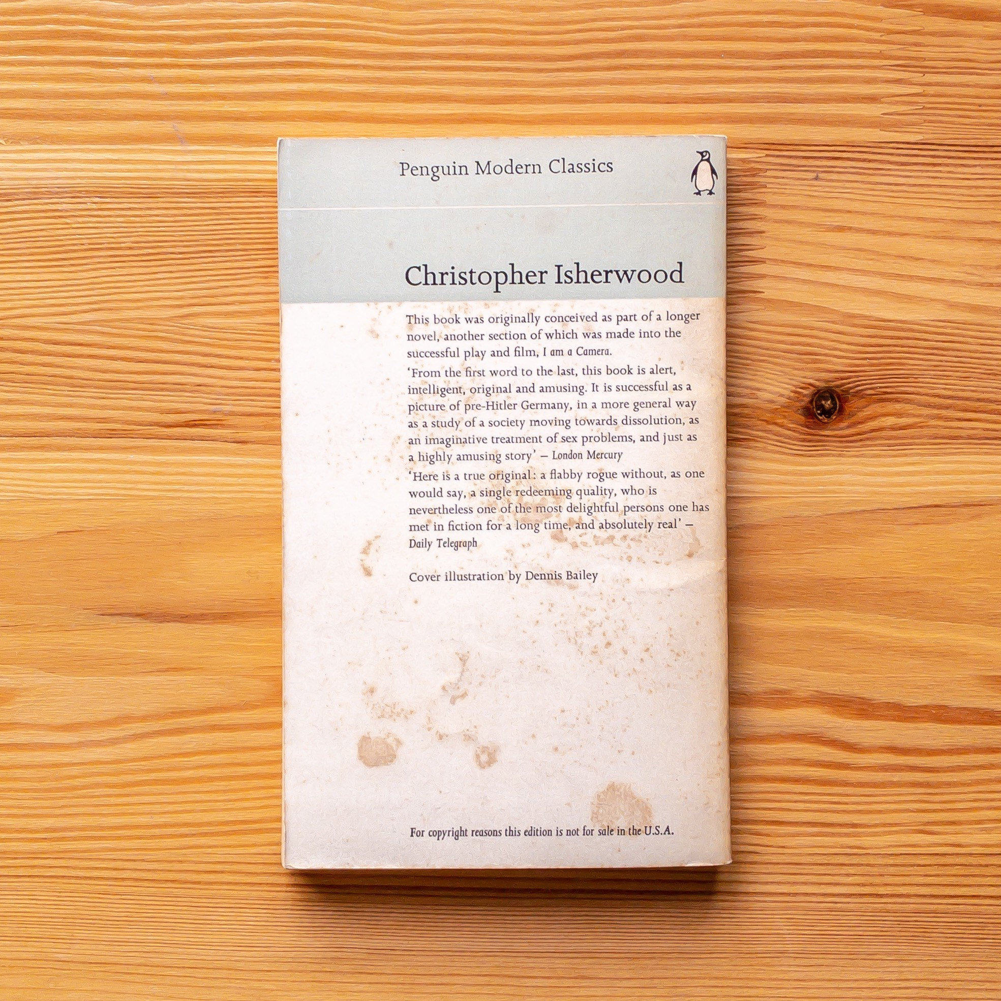 Mr Norris Changes Trains Christopher Isherwood Penguin Modern Classics ...