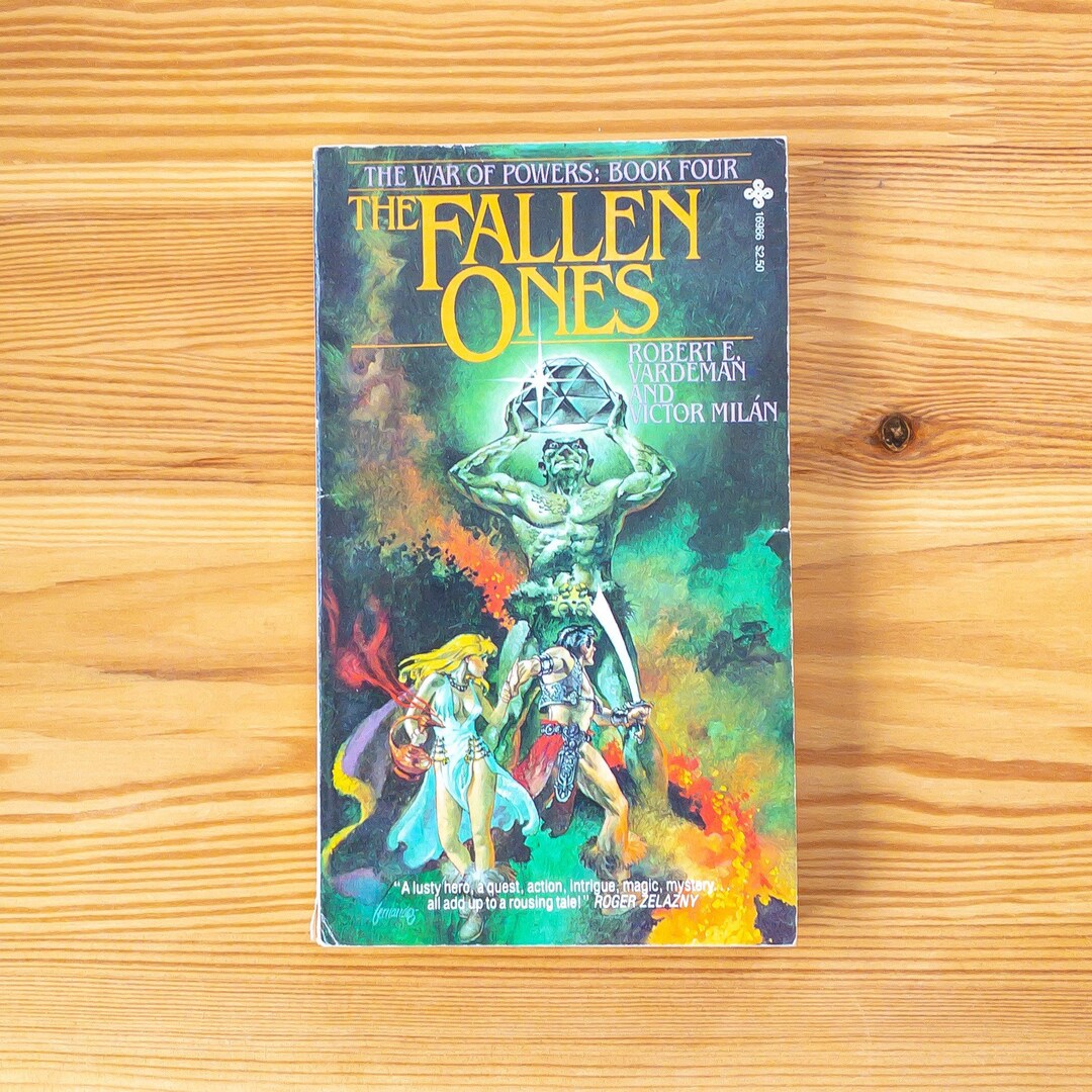 The Fallen Ones - Robert E. Vardeman & Victor Milán - Playboy Fantasy Paperback Book - Etsy