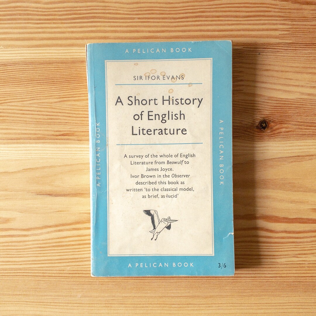 A Short History of English Literature - Ifor Evans - Pelican Book ...