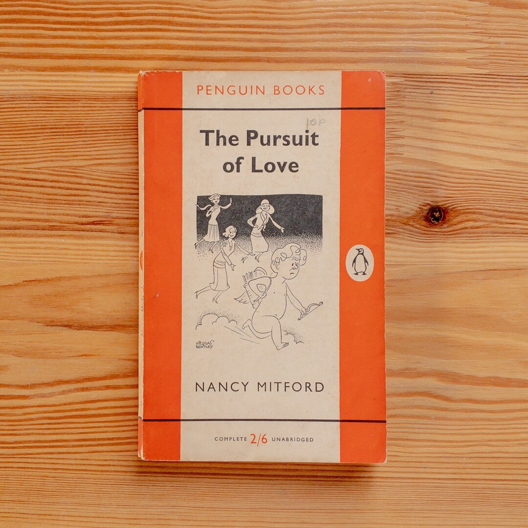 The Pursuit of Love Nancy Mitford Orange Penguin Book Paperback - Etsy