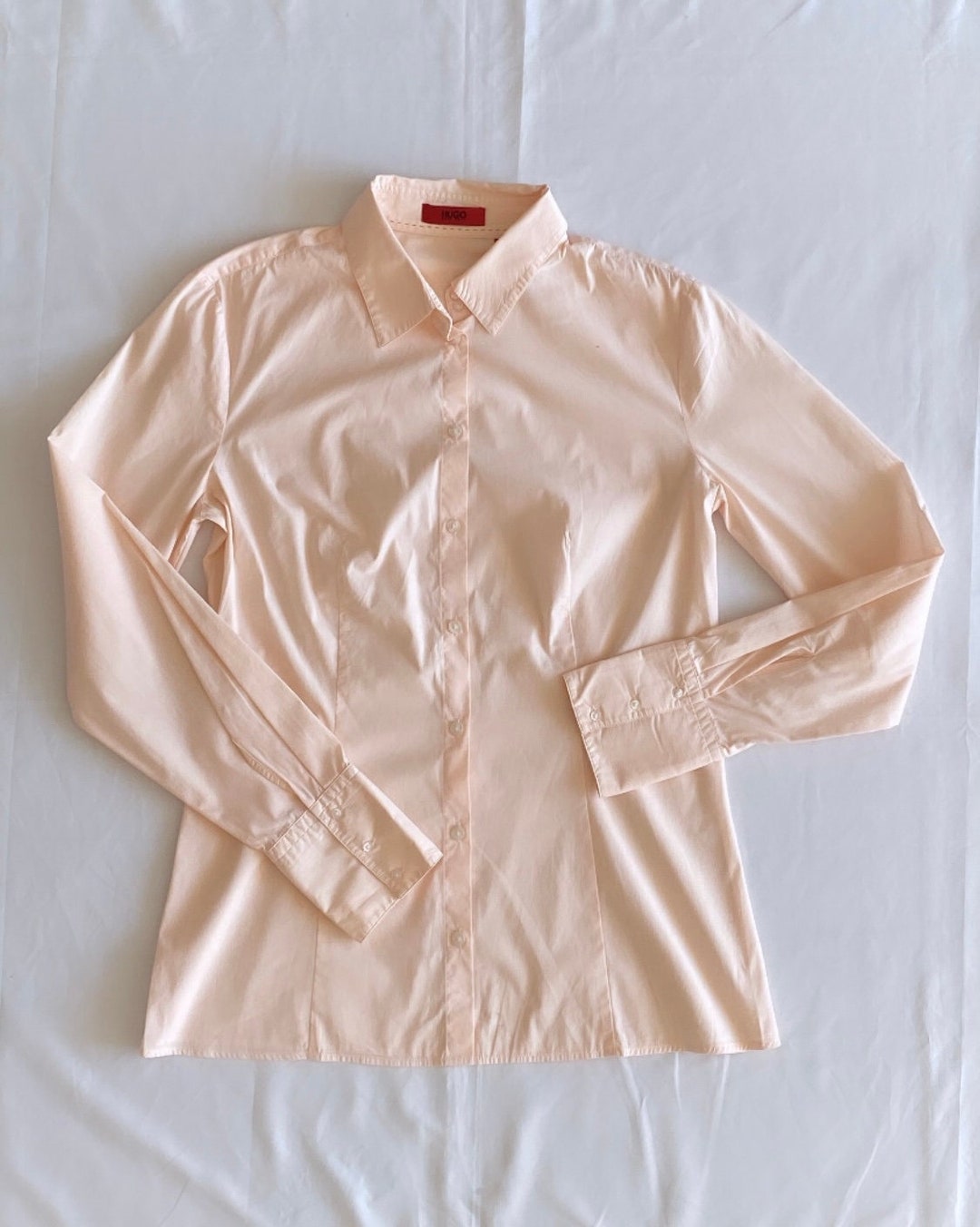 Hugo Boss Second Hand Pink Woman Shirt - Etsy