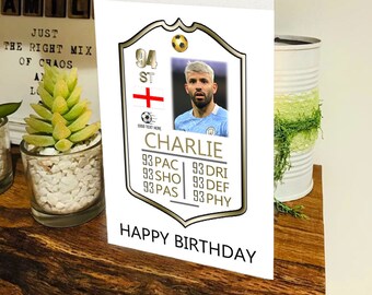 Fifa Birthday Card | Etsy