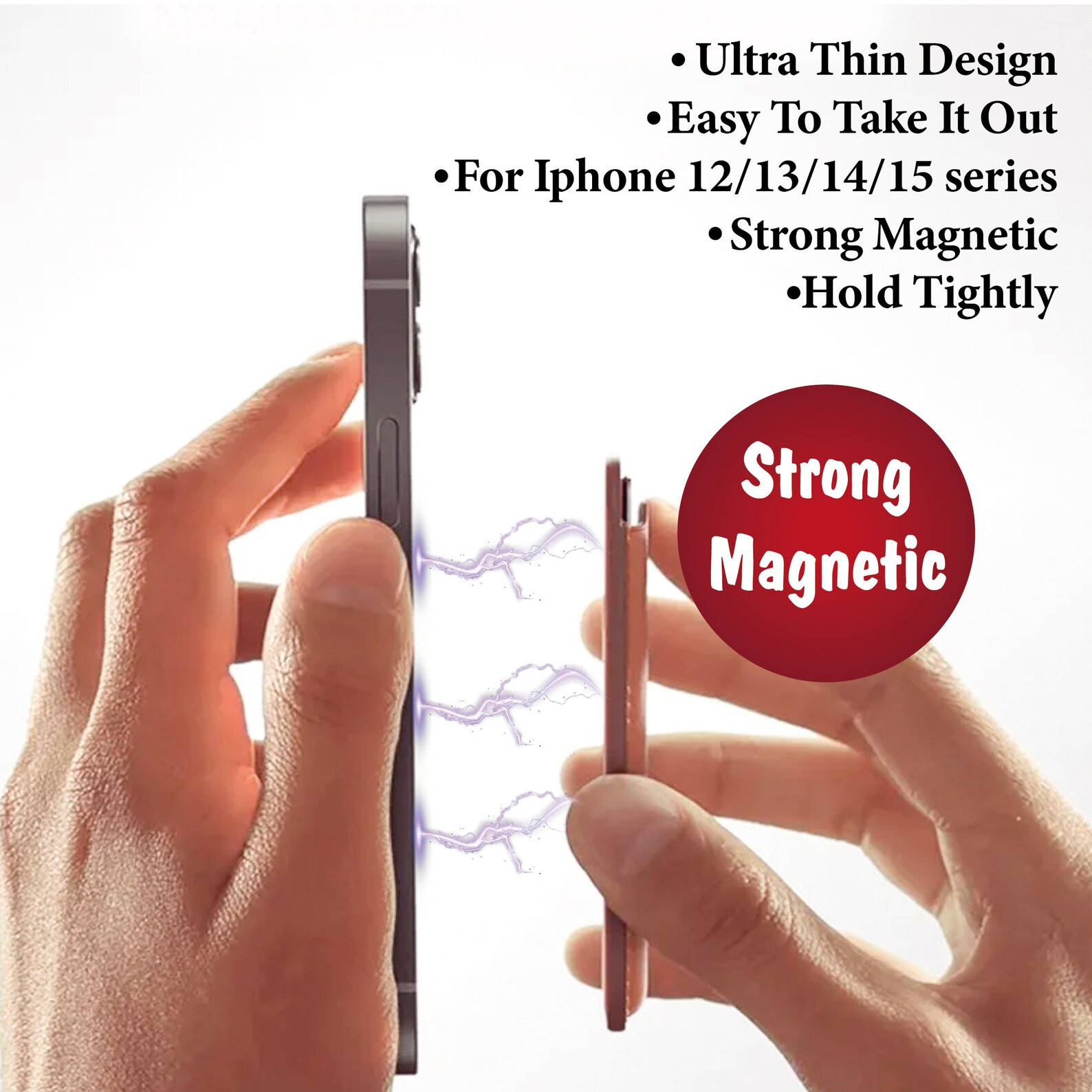 Custom iPhone Magsafe Wallet, Magsafe Leather Wallet for Iphone ...