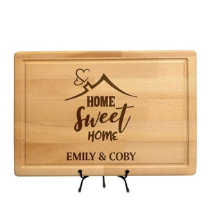 Custom Home Sweet Home Cutting Board, Personalized Cutting Board for ...