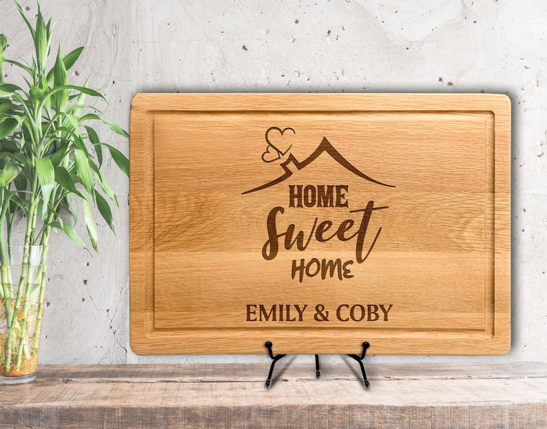 Custom Home Sweet Home Cutting Board Personalized Cutting - Etsy