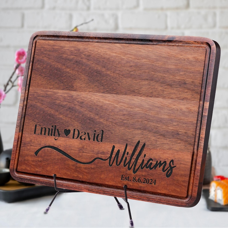 Personalized Cutting Board, Wedding or Anniversary Gift, Housewarming ...