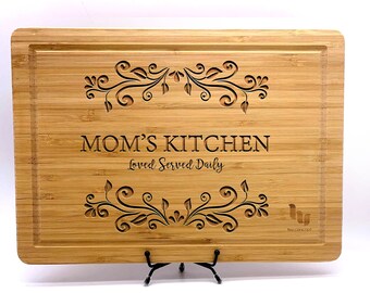 Mom Cutting Board | Etsy