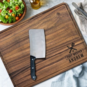 Personalized Boards for Chefs, Custom Cutting Board for Professional ...
