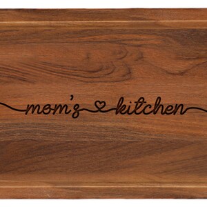 Cutting Board for Mom Grandma, Mom's Kitchen Charcuterie Board ...