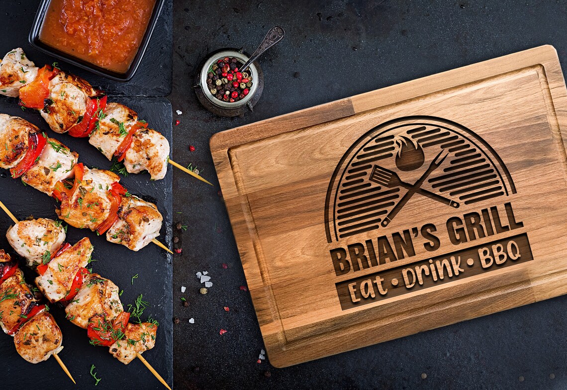 Personalized Grill and BBQ Gifts for Christmas Eat Drink BBQ - Etsy