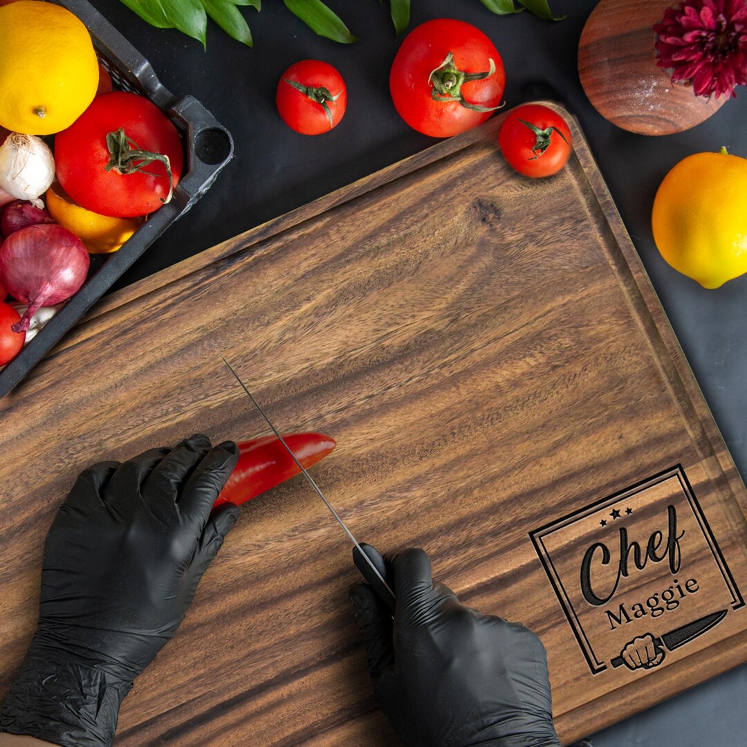 Custom Cutting Board for Professional Kitchen, Personalized Boards for ...