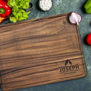 Custom Cutting Board for Professional Kitchen, Personalized Boards for ...