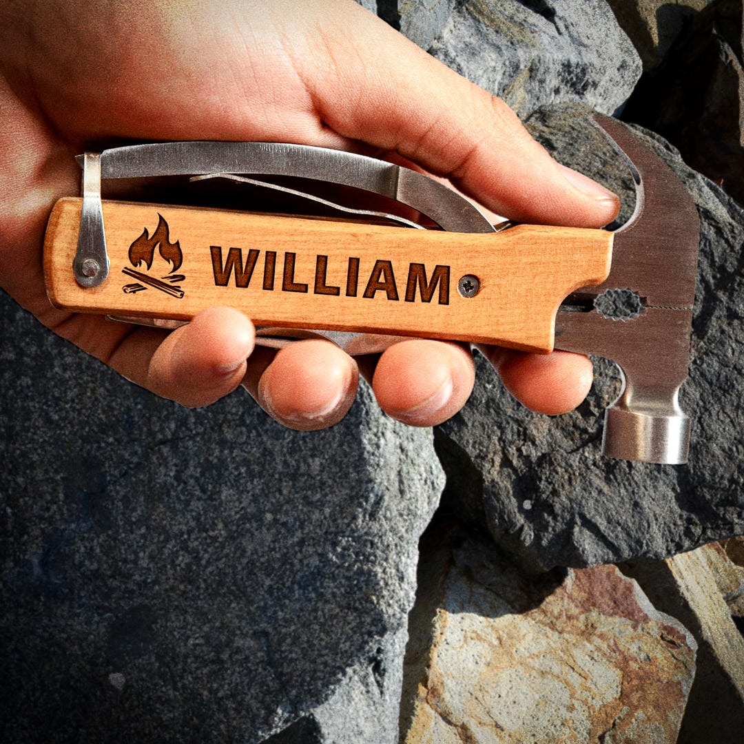 Custom Engraved Pocket Size Multitool, Iconic Design and Named ...