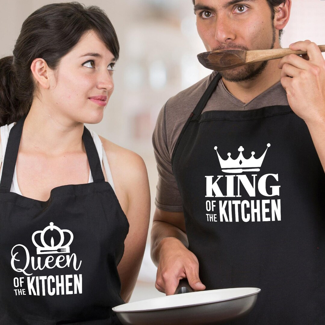 Custom Apron for Chefs, Couples Apron, Personalized Apron, Kitchen ...