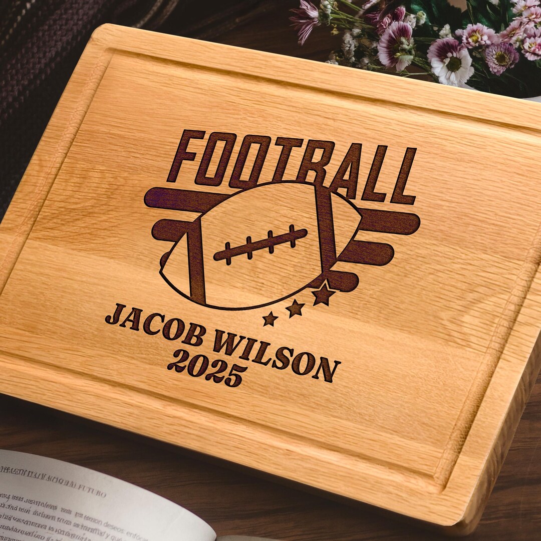 Personalized USA Football Wooden Art, Football Sign, Football Name Sign ...