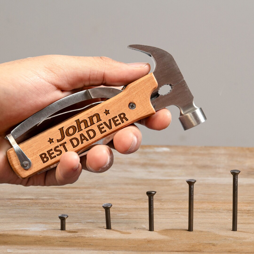 Personalized Handmade All-in-one Multifunction Tool, Custom Engraved ...