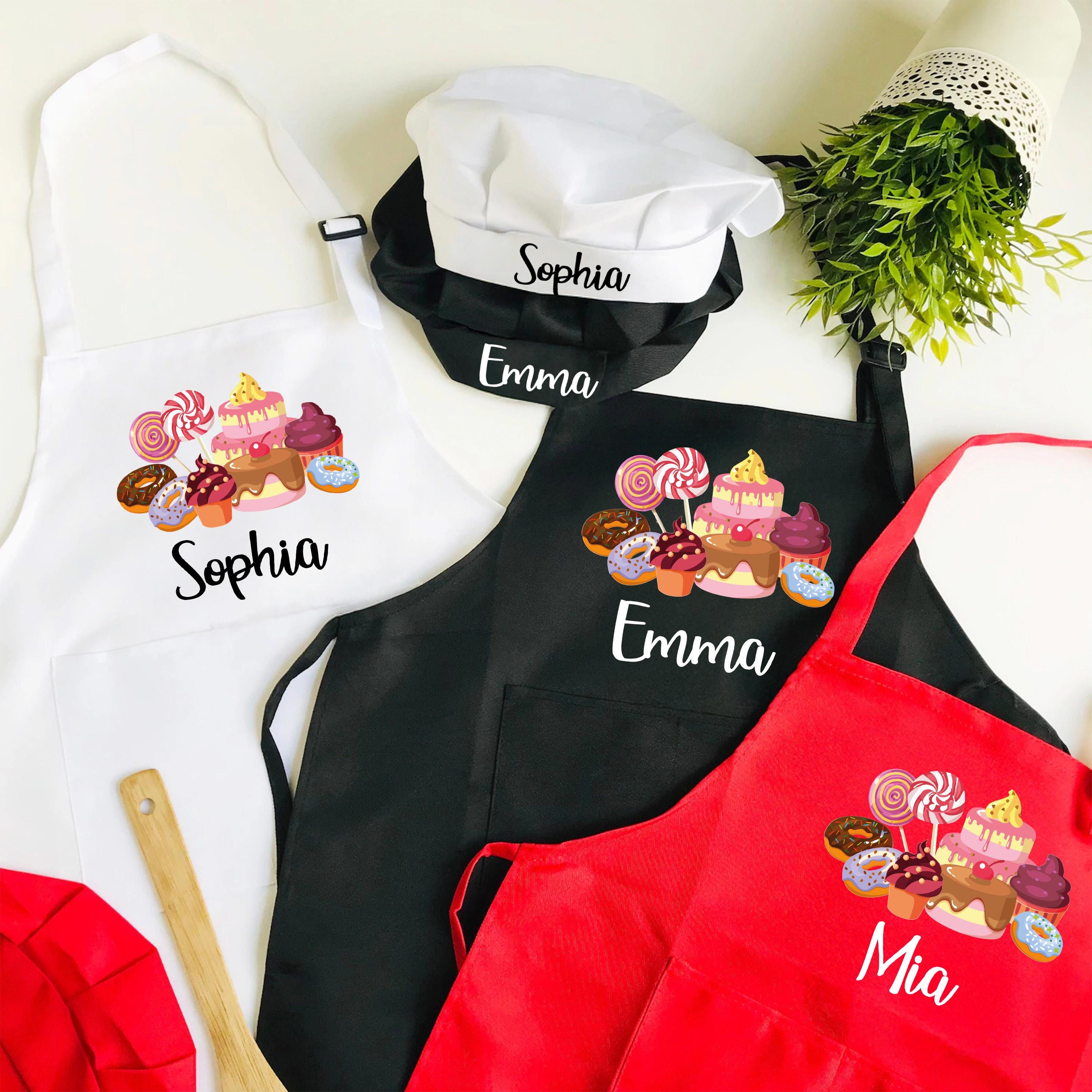 Personalized Kids Apron Gift, Toddler Apron, Customized Apron, Little ...