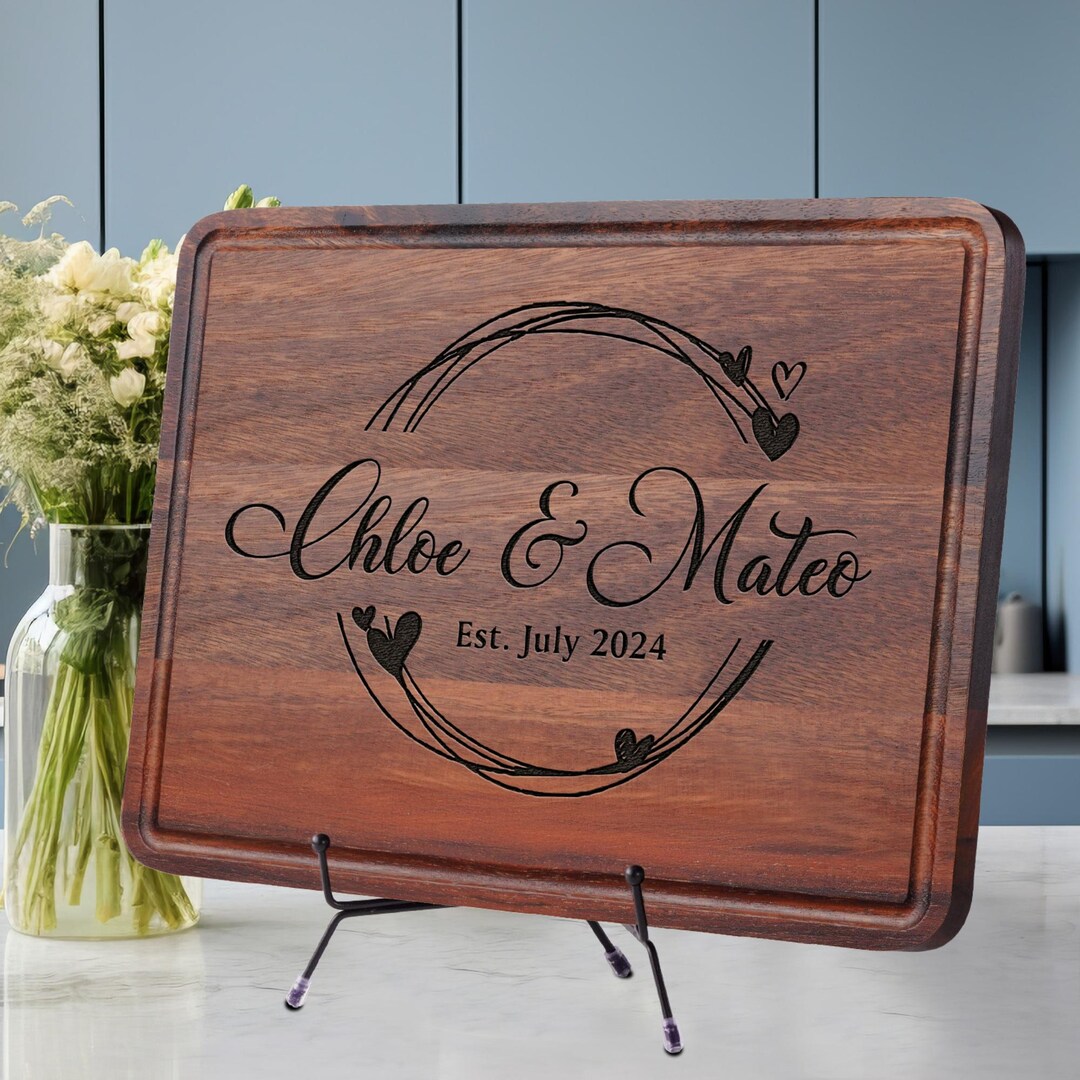 Custom Cutting Board, Wedding Welcome Sign, Rustic Wedding Decoration ...