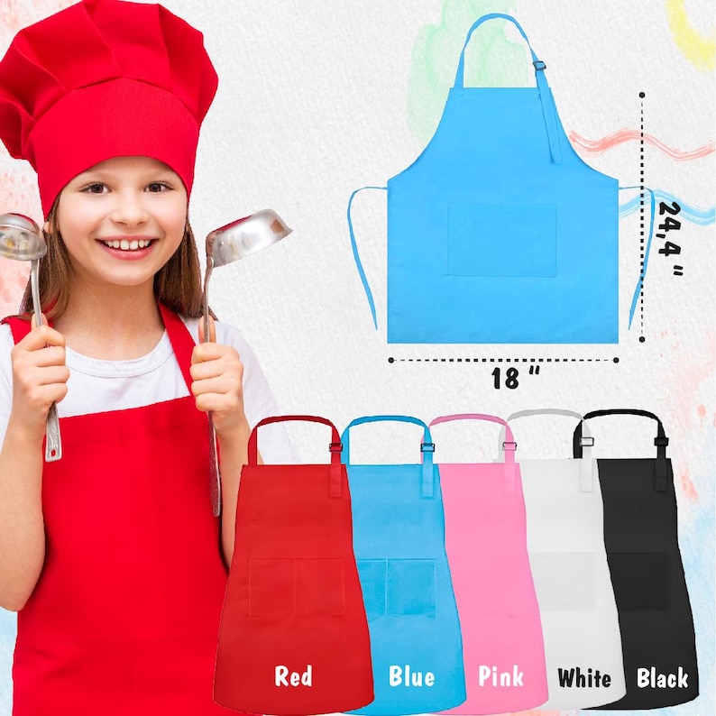 Personalized Kids Apron, Toddler Apron, Customized Apron, Little Chef ...