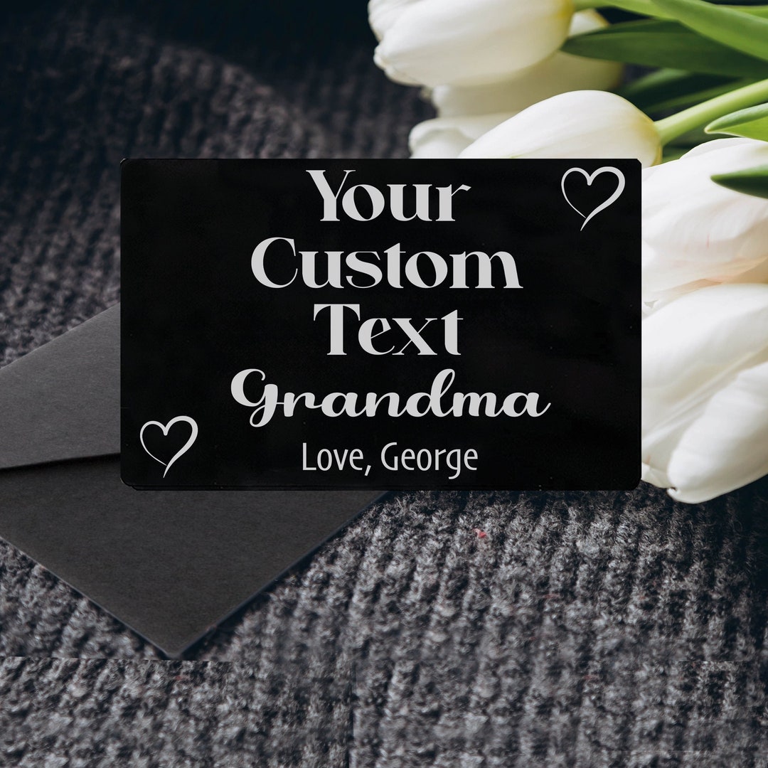 Custom Text Message Card for Mom-dad-grandma-grandpa on Mother's Day ...