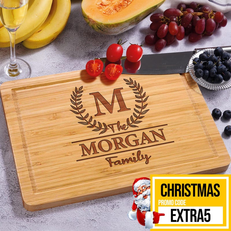 Monogram Cutting Board - Etsy