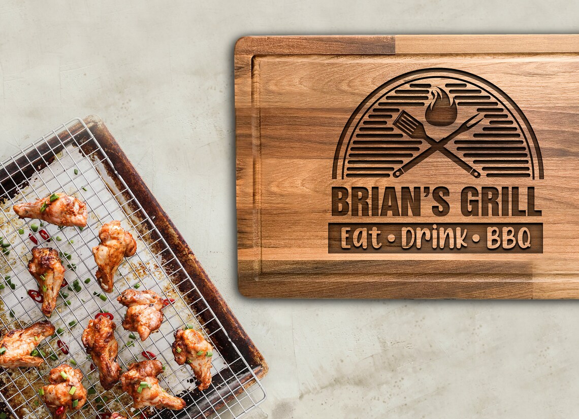 Personalized Grill and BBQ Gifts for Christmas Eat Drink BBQ - Etsy