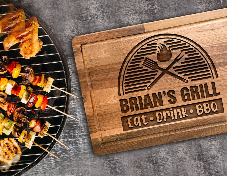 Personalized Grill and BBQ Gifts for Christmas Eat Drink BBQ - Etsy