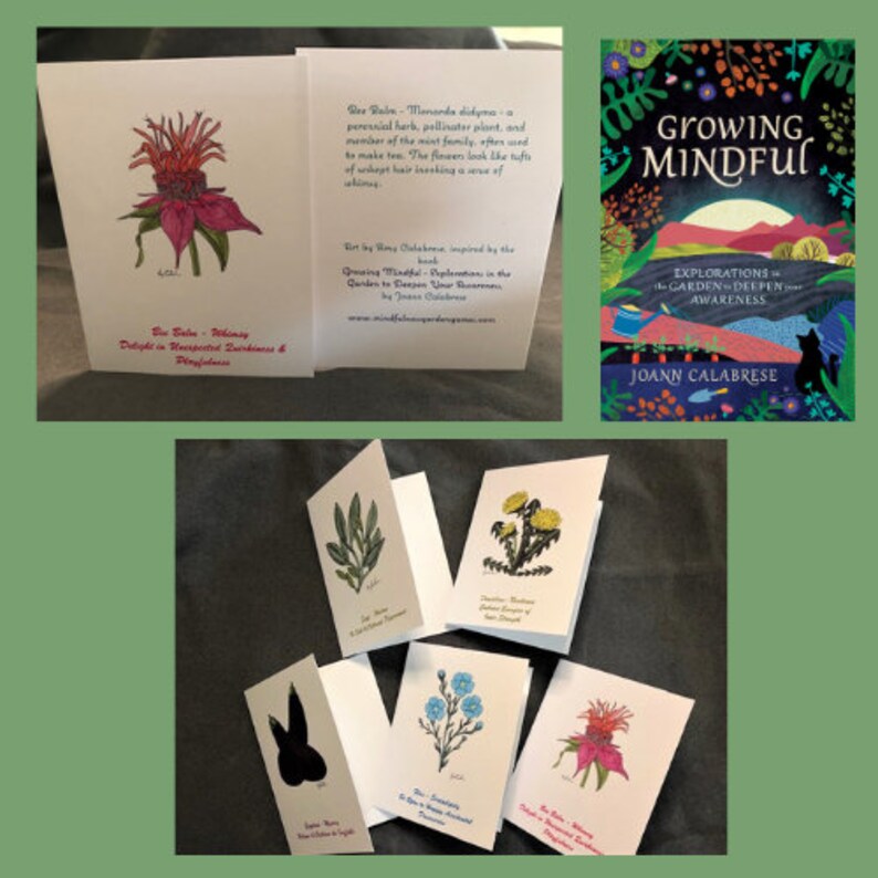 Garden Mindfulness Notecards Inspired by the Book Growing Mindful ...