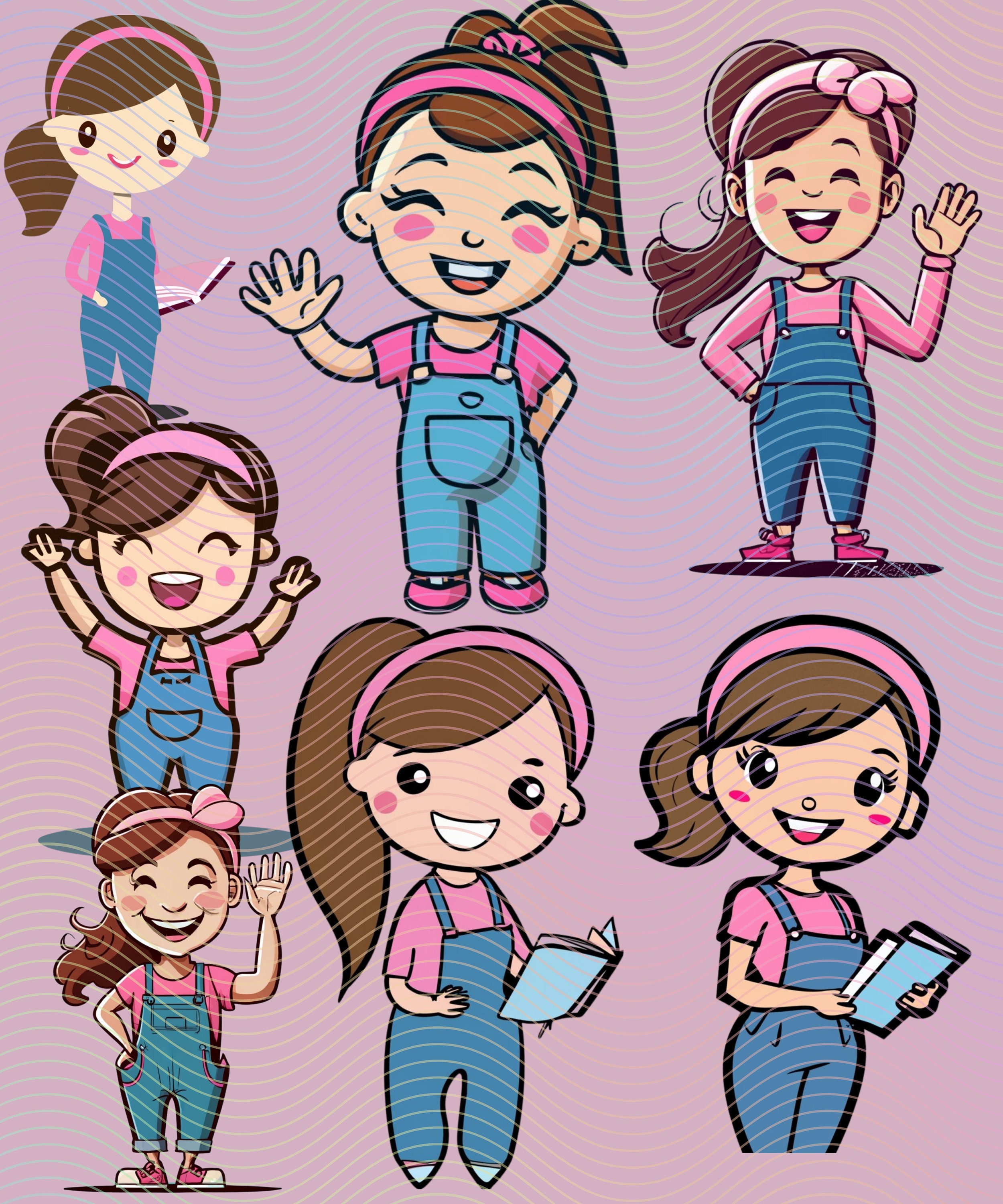 Ms. Rachel PNG Clip Art Bundle, 7 Original Images - Etsy